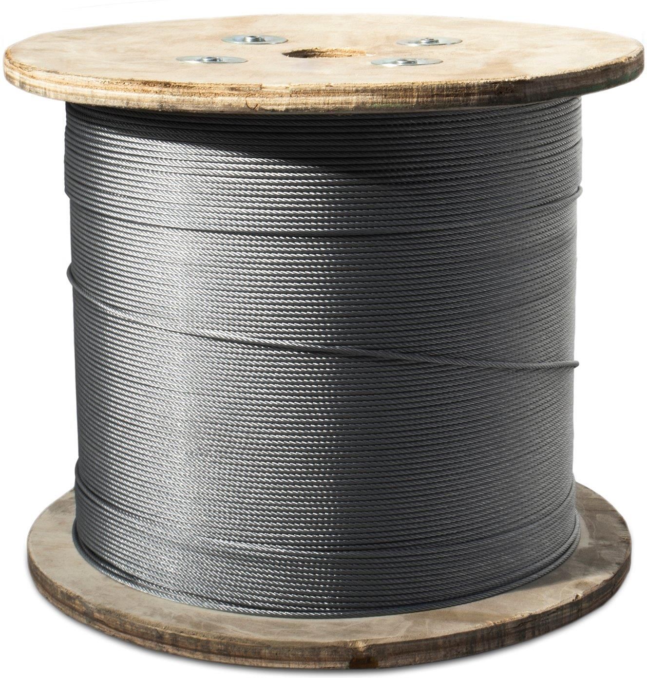 Lina linka stalowa 5mm splot 6x7 Oc ocynk 200m - Opinie i ceny na Ceneo.pl