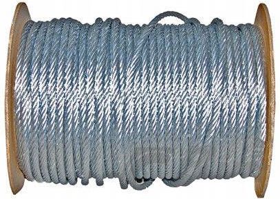 Lina linka stalowa 6mm ocynkowana 6x19 100mb - Opinie i ceny na Ceneo.pl