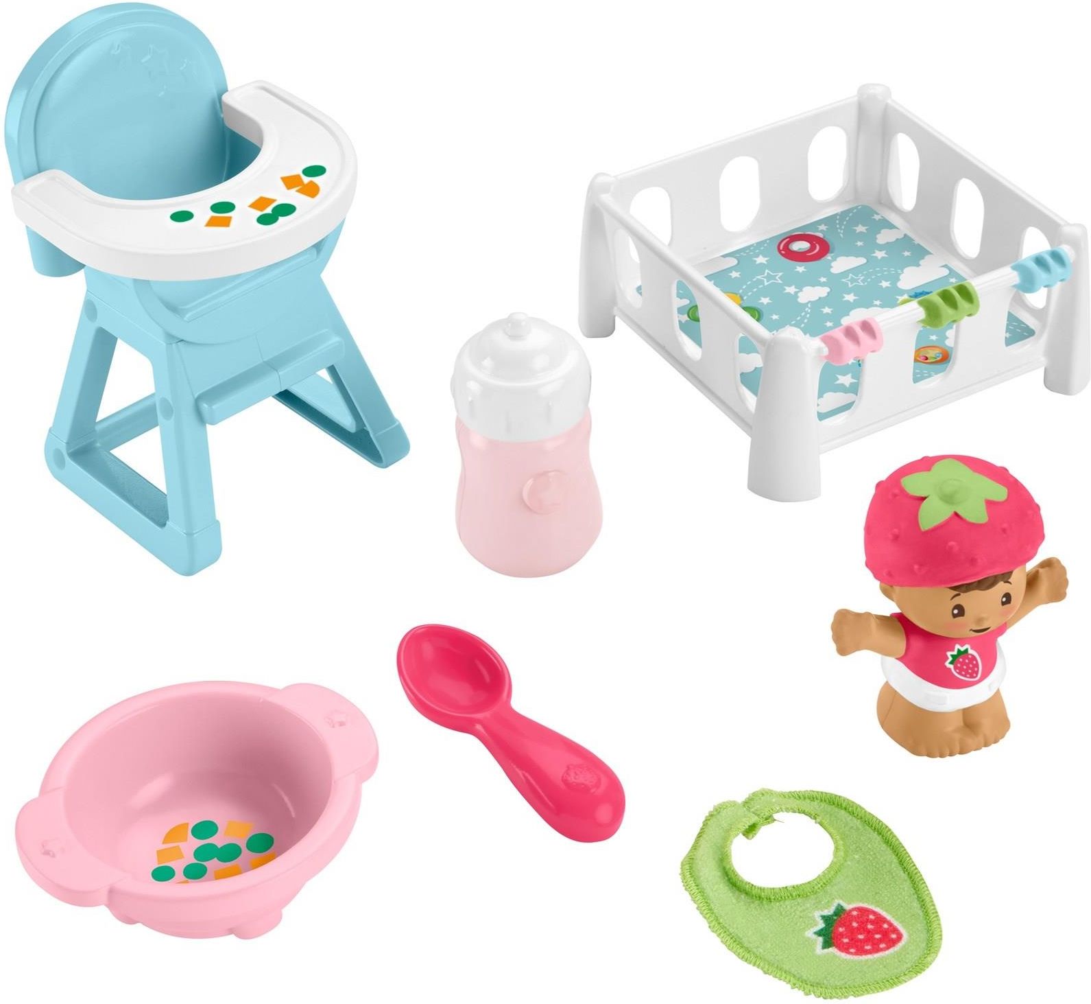 Fisher-Price Little People Karmienie i drzemka bobasa Figurka Bobas ...