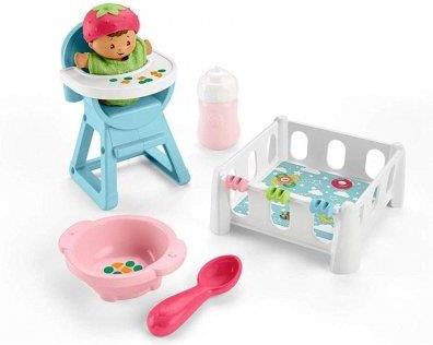Fisher-Price Little People Karmienie i drzemka bobasa Figurka Bobas ...