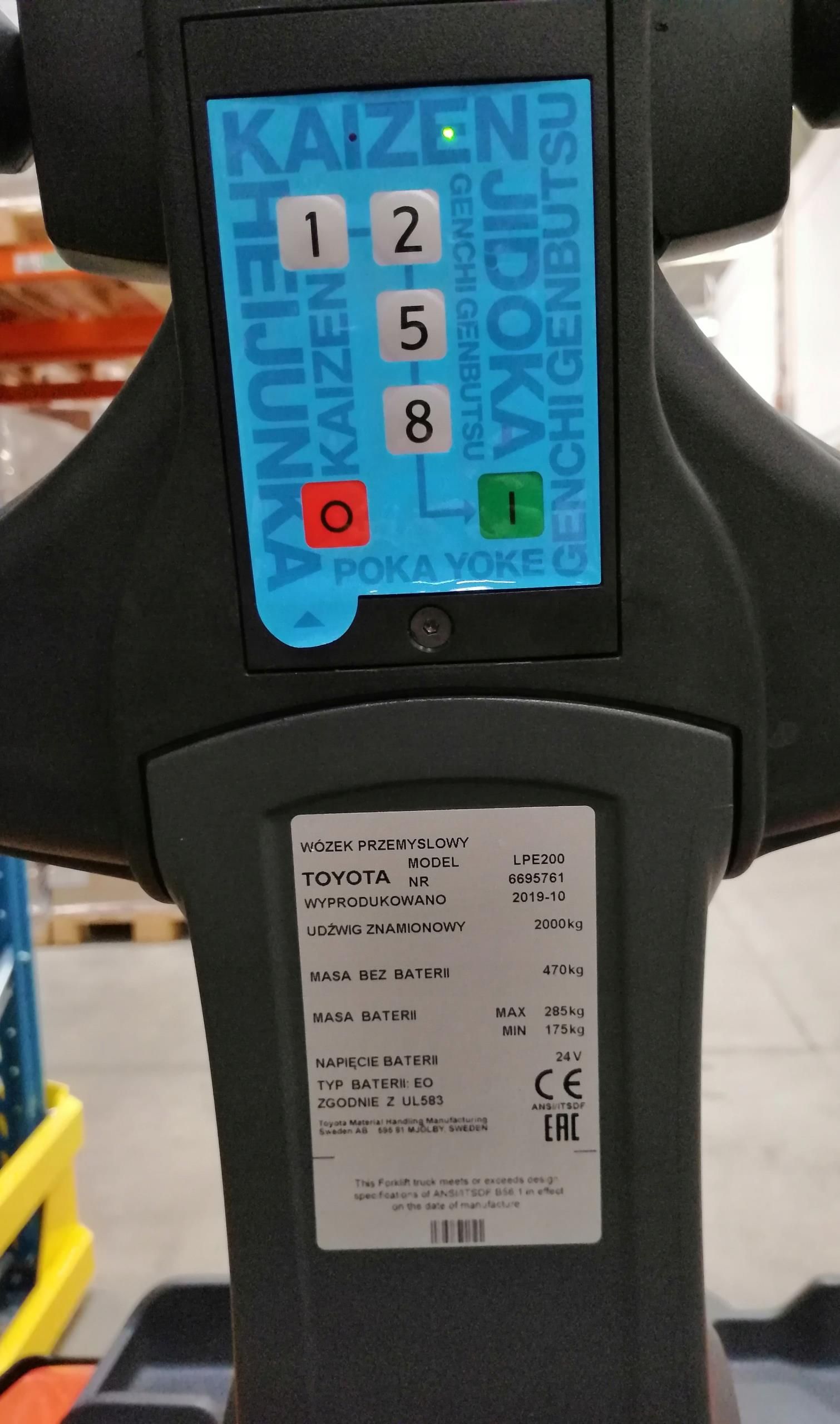 Toyota LPE 200 Li-ion NOWY wózek widłowy z platf. - Opinie i ceny na ...