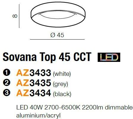 Azzardo Sovana Plafon 45 Smart Różne Kolory (Sovanatop45Smart) - Opinie ...
