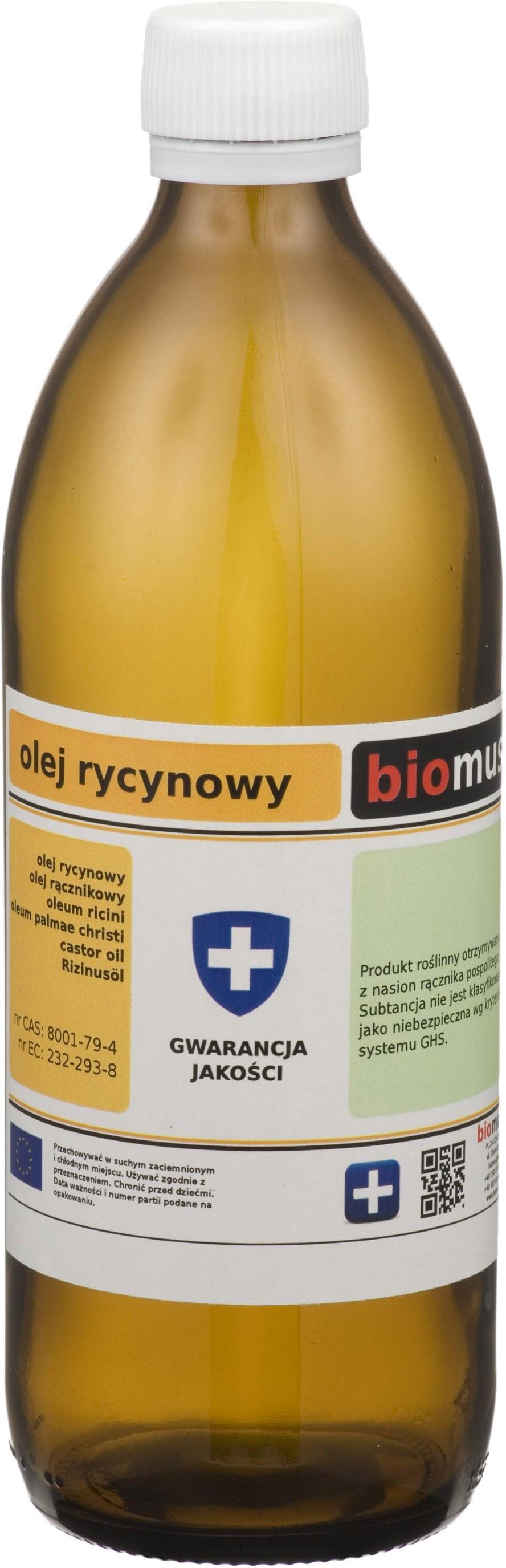 Biomus Olej Rycynowy Ph Eur 500 Ml - Opinie i atrakcyjne ceny na Ceneo.pl