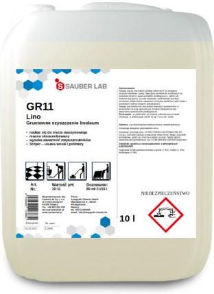 Sauber Lab Lino Clean Środek Do Gruntownego Mycia Linoleum – 10 L ...