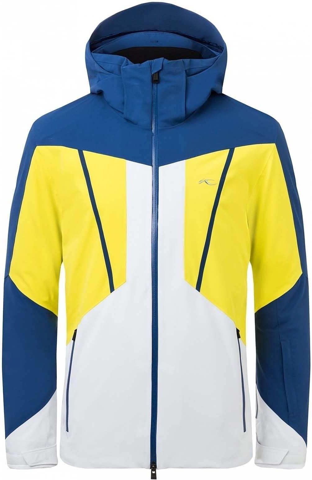 Kjus Boval Mens Ski Jacket Southern Blue Citric Yellow - Ceny i opinie ...