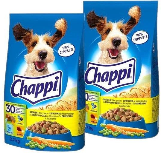 Karma Chappi Drób 2X2,7Kg - Ceny i opinie - Ceneo.pl