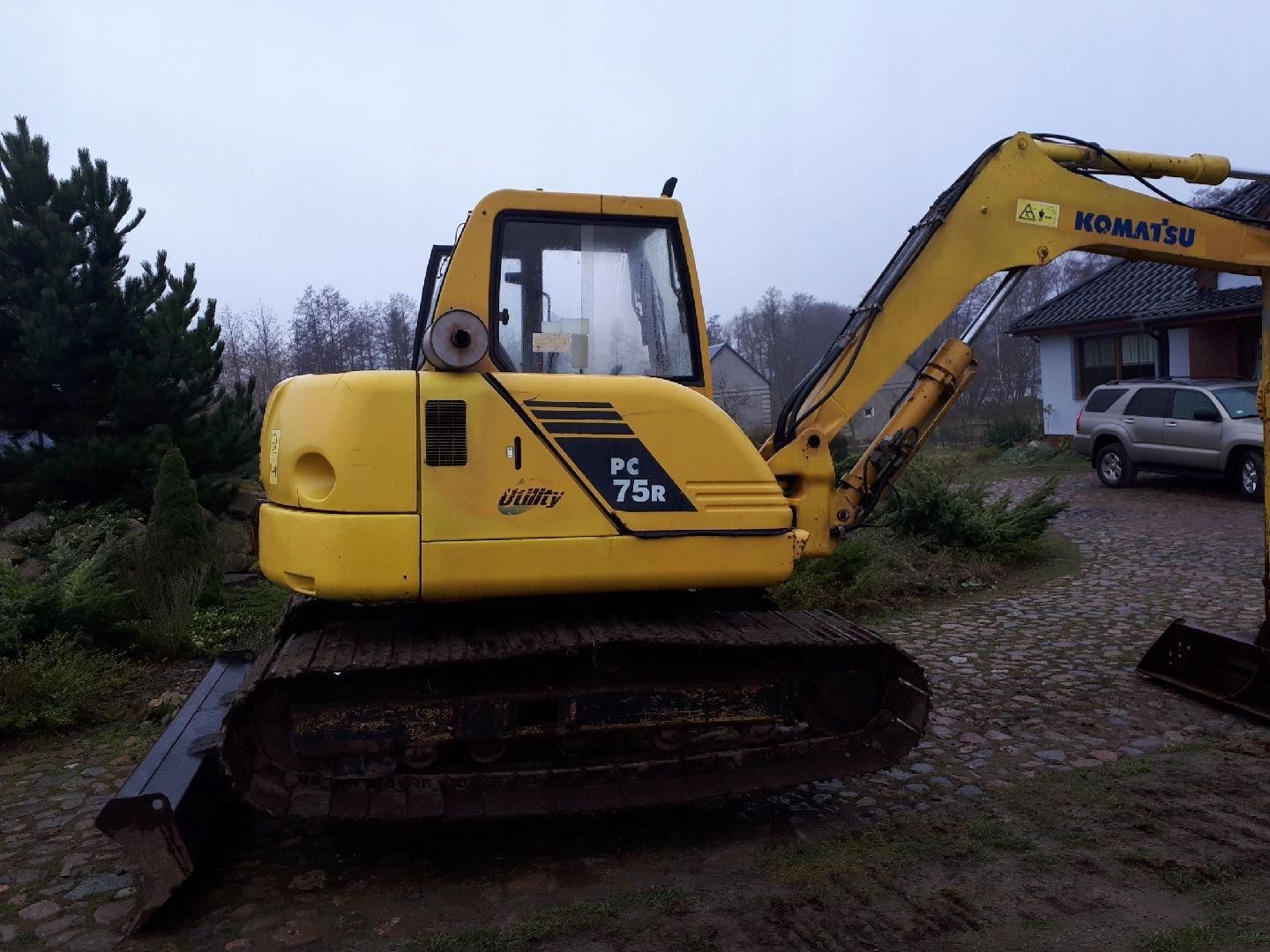 Koparka gąsienicowa komatsu Pc 75 - błotniak - Opinie i ceny na Ceneo.pl