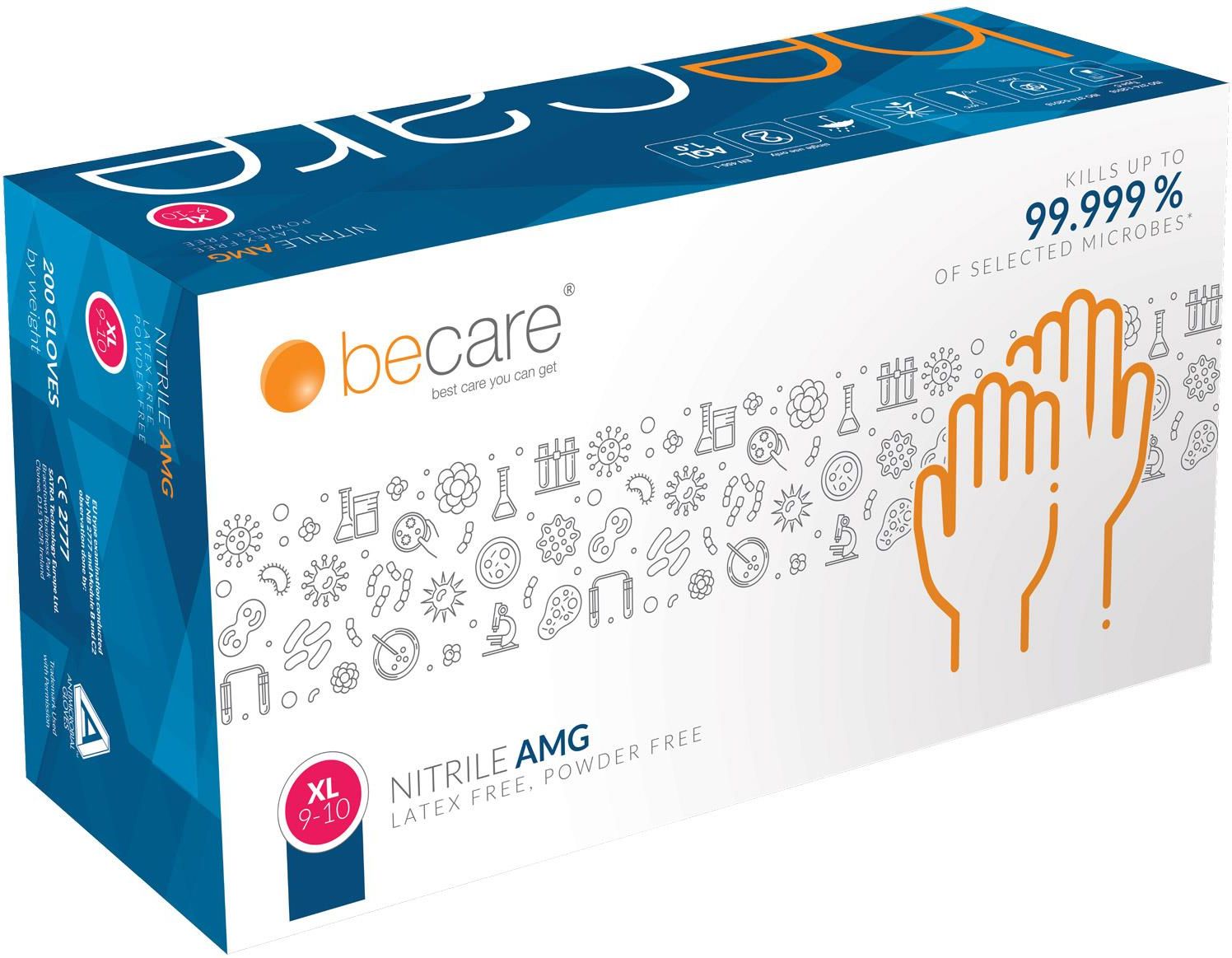 BECARE NITRILE AMG RĘKAWICE ANTYBAKTERYJNE NITRYLOWE - Opinie i ceny na ...