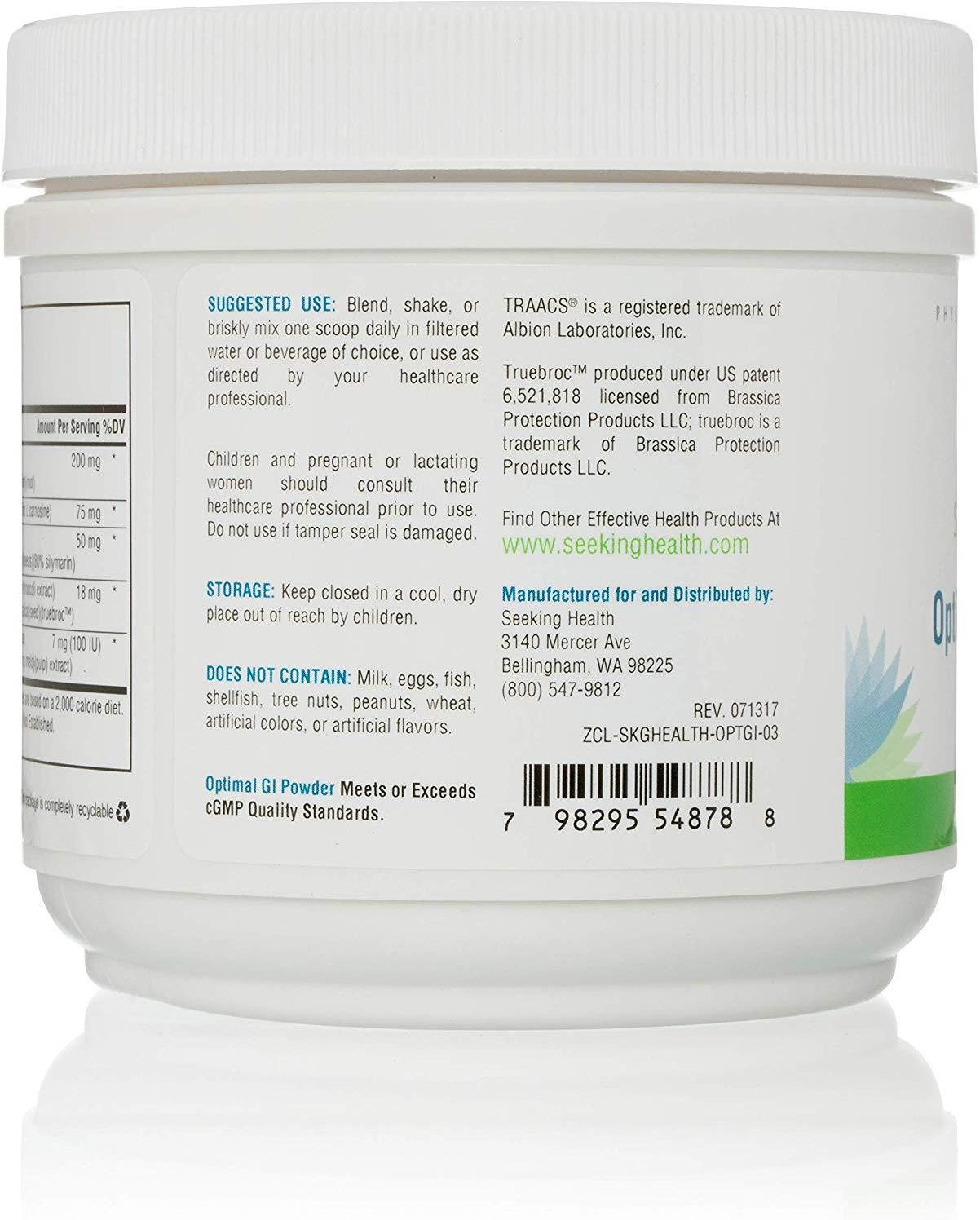 Seeking Health Optimal Gi Powder Zdrowie Układu Pokarmowego 204G ...