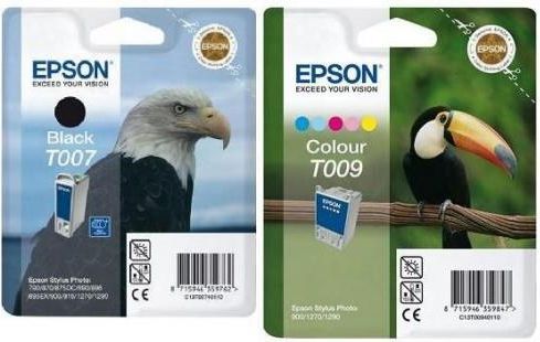 Tusz Epson T007 Czarny + T009 Colour do drukarki - Opinie i ceny na Ceneo.pl