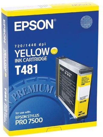 Tusz Epson T4810 T481 Żółty do drukarki - Opinie i ceny na Ceneo.pl