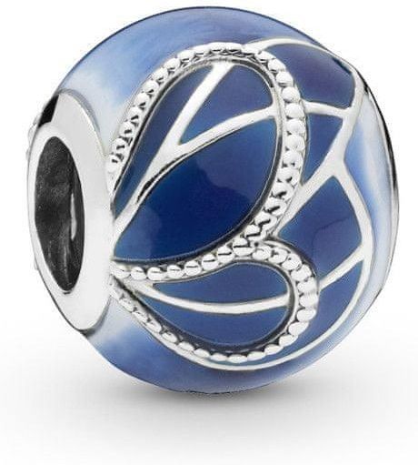 Pandora Srebrny Koralik Niebieski 797886ENMX Butterfly srebro 925/1000 ...