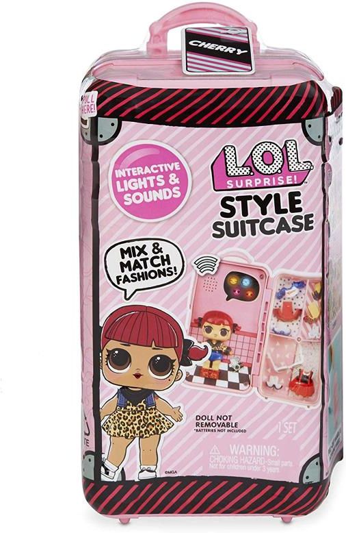 Lalka LOL Suprise Style Suitcase Stylowa walizka Laleczka Cherry 560425 ...