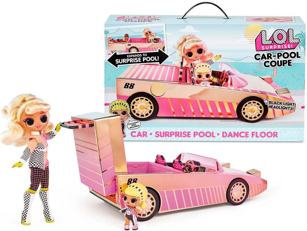 Lalka LOL Surprise Samochód Autko coupe z laleczką i basenem car-pool ...