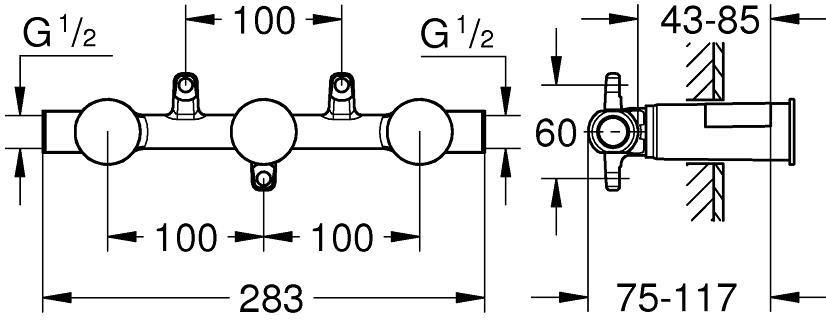 Grohe Dwu uchwytowy element do zabudowy podtynkowej 29025002 - opinie i ...