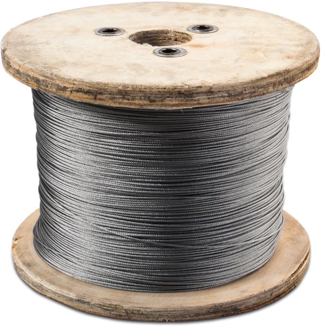 Lina linka stalowa nierdzewna 7x19 2,5mm 45m - Opinie i ceny na Ceneo.pl