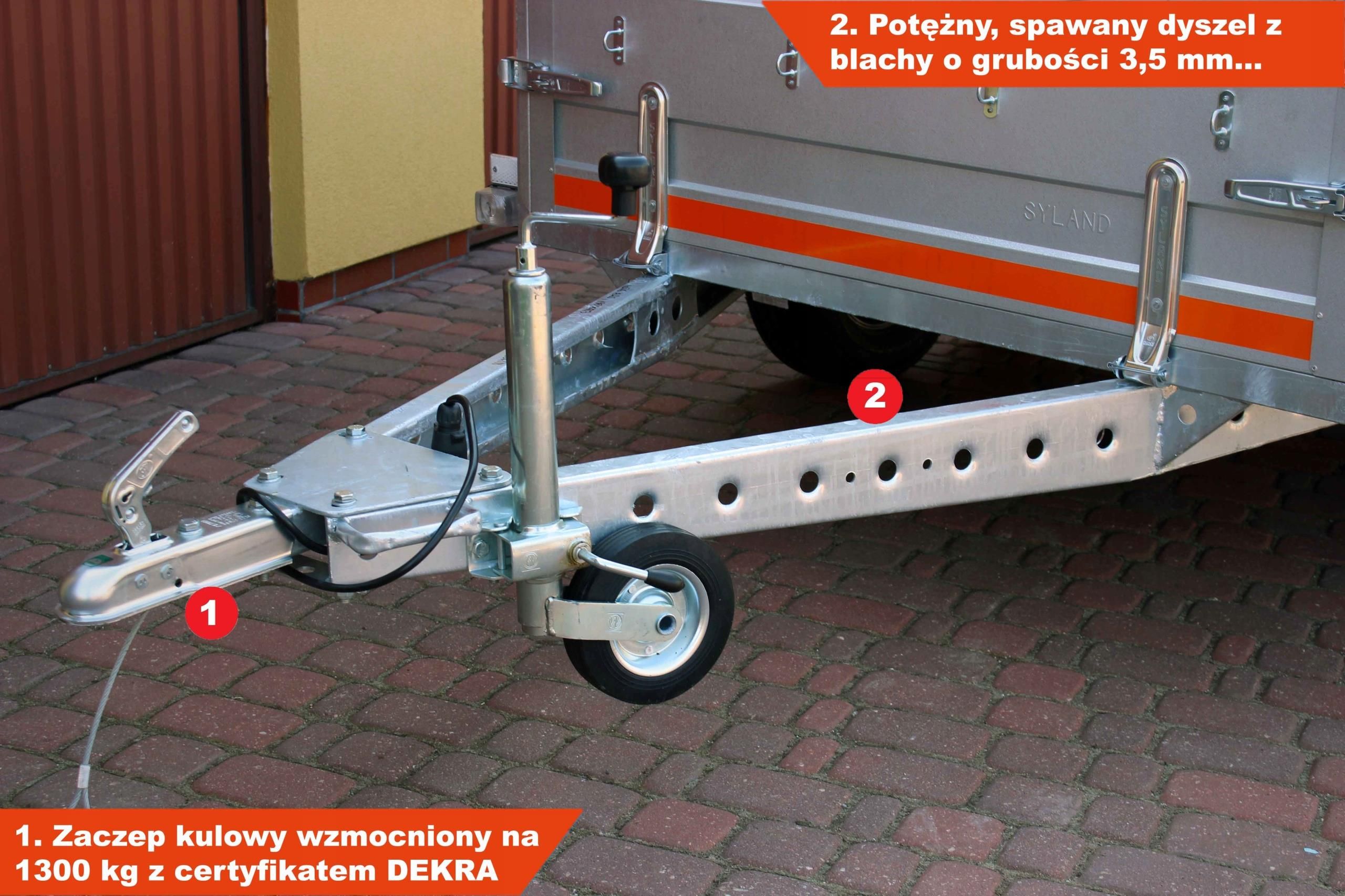 Dwuosiowa Przyczepa Syland 302 x 150 Tandem Mocna - Opinie i ceny na ...