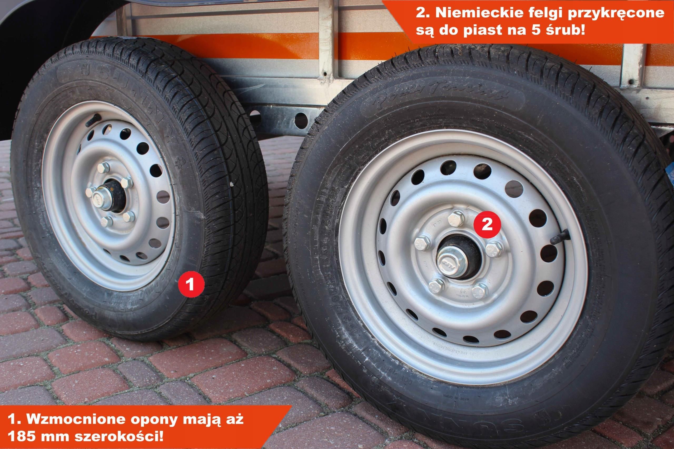 Dwuosiowa Przyczepa Syland 302 x 150 Tandem Mocna - Opinie i ceny na ...
