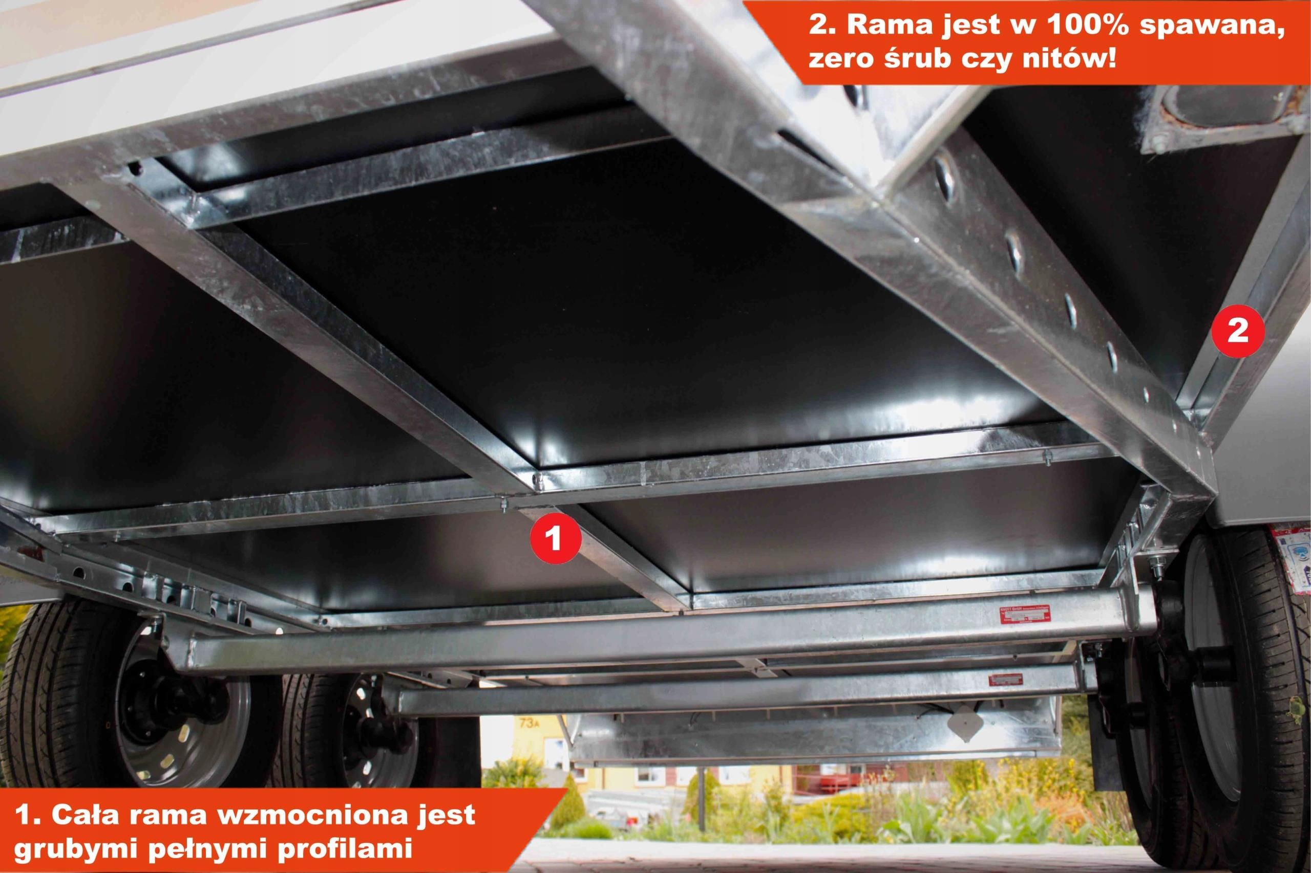 Dwuosiowa Przyczepa Syland 302 x 150 Tandem Mocna - Opinie i ceny na ...