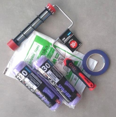 Wałek malarski Blue Dolphin Zestaw Uchwyt , 2 X Wałek Spinner W9 ...