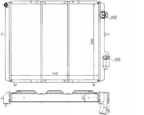 RENAULT CLIO I 90-98 F8Q 1.9 65KM CHŁODNICA WODY 7700804240 - Opinie i ...