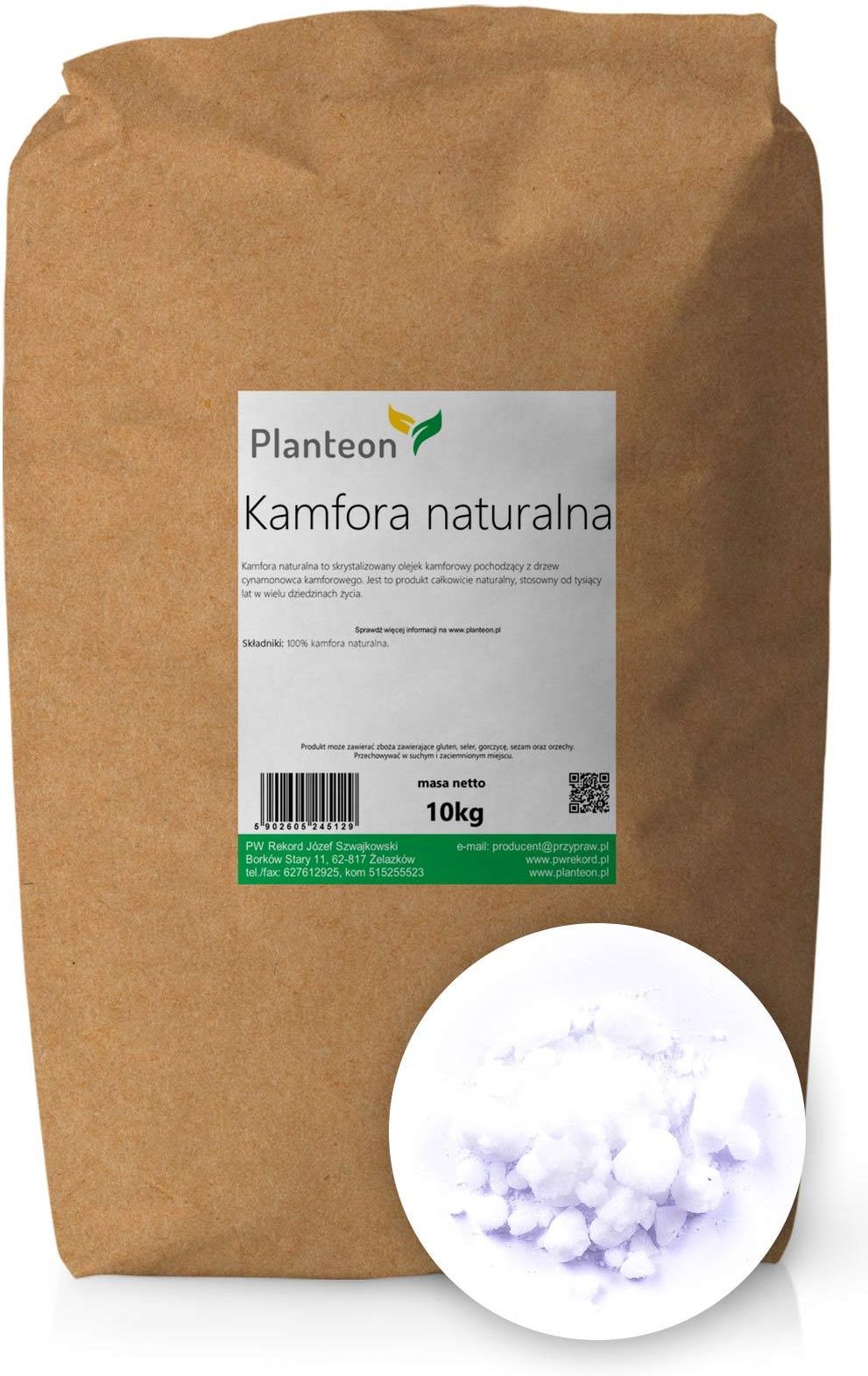 Planteon Kamfora Naturalna 10kg - Opinie i ceny na Ceneo.pl