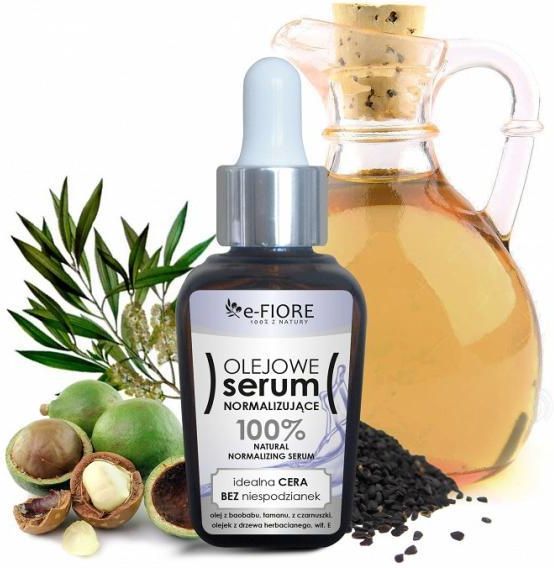 Serum do twarzy E-Fiore Olejowe Serum Normalizujące E-Flore 30 Ml - Opinie i ceny na Ceneo.pl