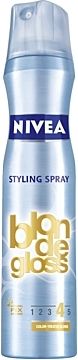Nivea Gold Explosion Lakier do włosów blond i z pasemkami 250 ml ...