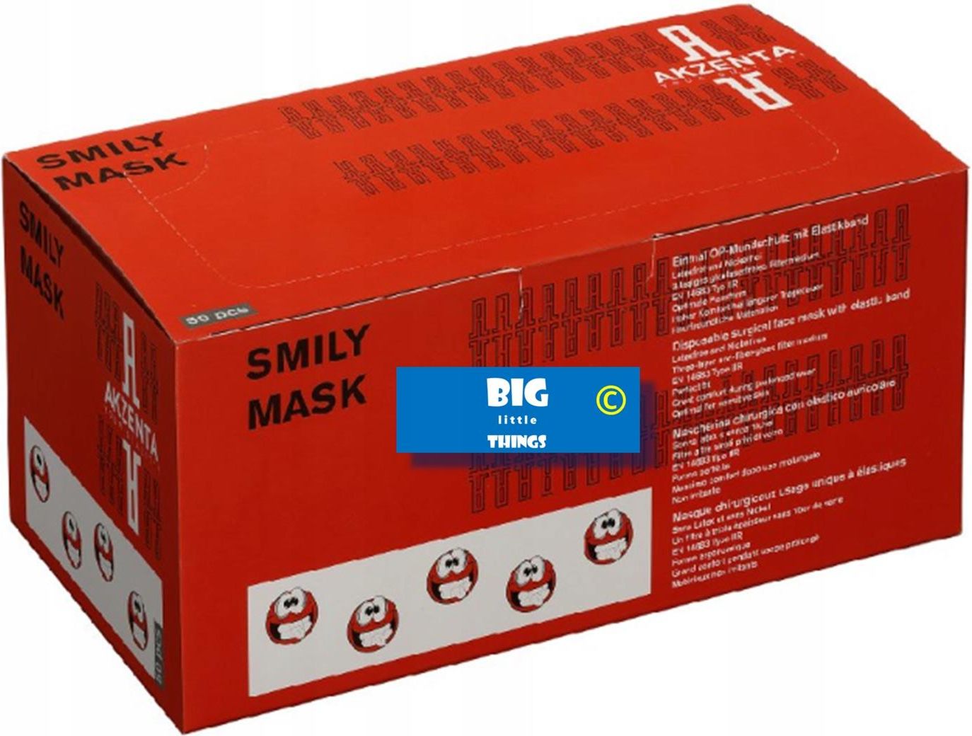 Akzenta Maska Maseczka Chirurgiczna Medyczna 50 - Ceny i opinie - Ceneo.pl