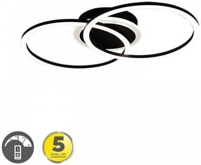 Rl Venida Czarny Mat Led 25W Ściemnialna 3000K Lampa Sufitowa R62783132 ...