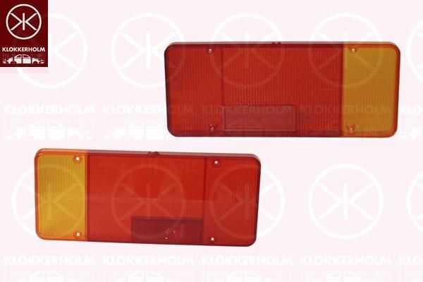 Lampa tylna Szkło lampy tylnej zespolonej KLOKKERHOLM 20930751 - Opinie ...