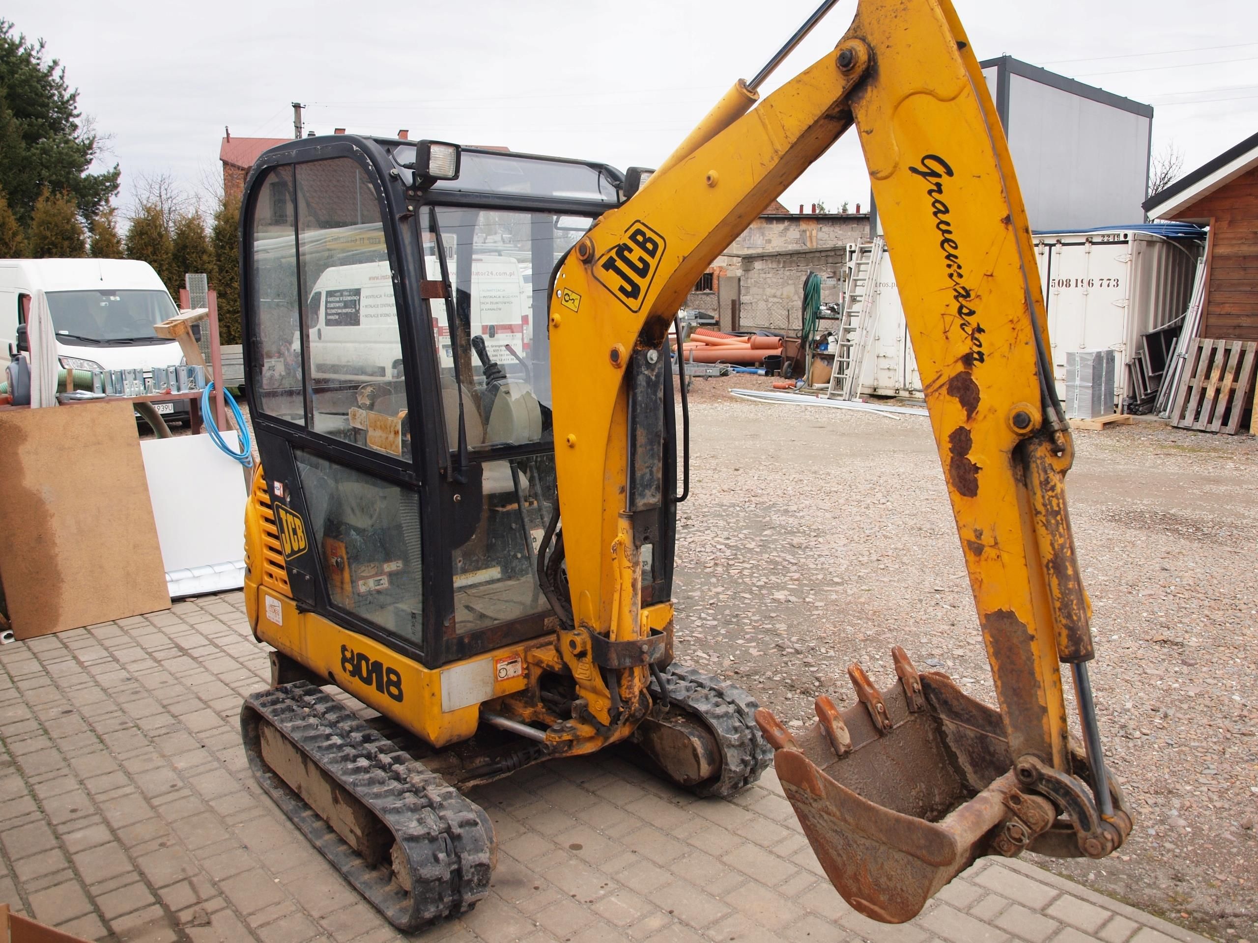 Minikoparka JCB 8018 2003 rok - faktura VAT - Opinie i ceny na Ceneo.pl
