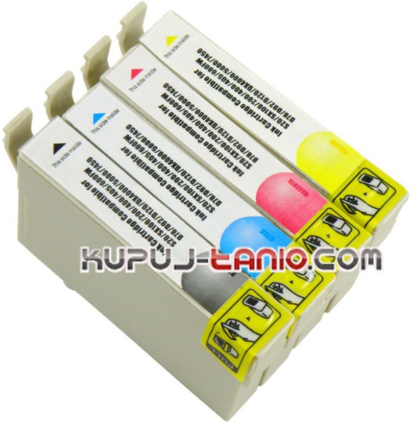 Tusz Crystal Ink T0715 / T0895 do Epson (4 szt, Crystal) Epson SX215 ...