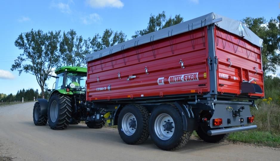 Przyczepa Rolnicza Tandem METAL-FACH T730/1 8t - Opinie i ceny na Ceneo.pl