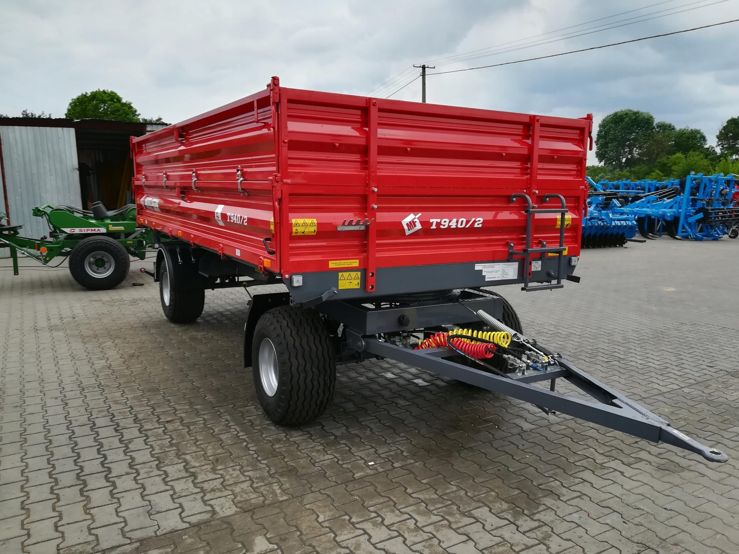 Przyczepa PALETOWA Dwuosiowa METAL-FACH T940/2 6t - Opinie i ceny na Ceneo.pl