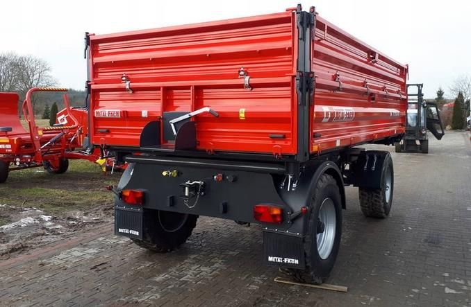 Przyczepa Rolnicza Dwuosiowa METAL-FACH T711/3 12t - Opinie i ceny na Ceneo.pl