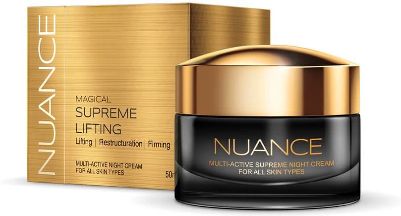 Krem do twarzy Dr.Max Nuance Magical Supreme Lifting Multi-Active Krem Na Noc Do Każdego Rodzaju ...