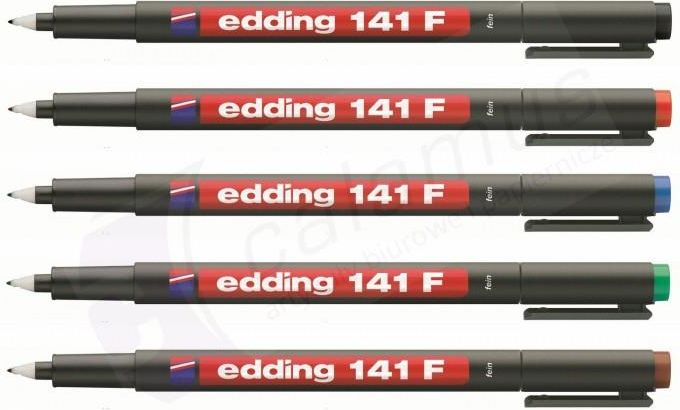 EDDING FOLIOPIS OHP 141F, GRUBOŚĆ LINII 0,6 MM KOLOR: POMARAŃCZOWY ...