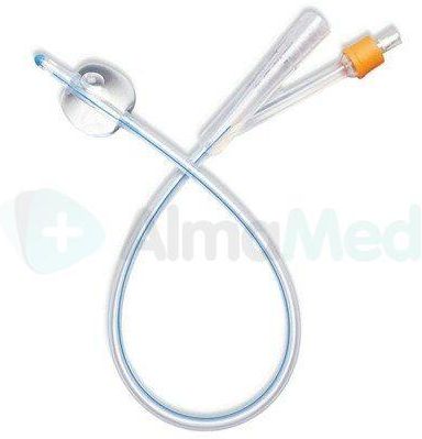 UNOMEDICAL CEWNIK UROLOGICZNY SILIKONOWY FOLEY - 100% SILIKON - ROZMIAR ...
