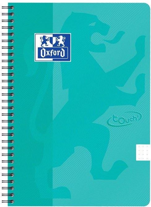OXFORD TOUCH NOTEBOOK B5 DOT SQUARED 5 MM SOFT TOUCH COVER TWIN-WIRE ...