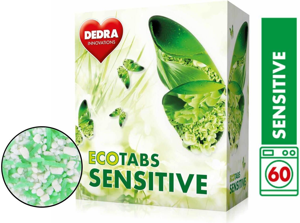 Dedra TABLETKI do prania delikatnego ECOTABS SENSITIVE, skoncentrowane ...