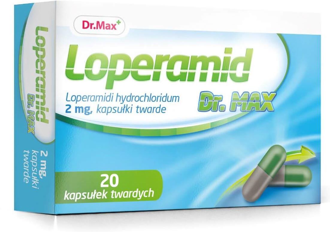 Loperamid Dr.Max 2 mg 20 kaps - Opinie i ceny na Ceneo.pl