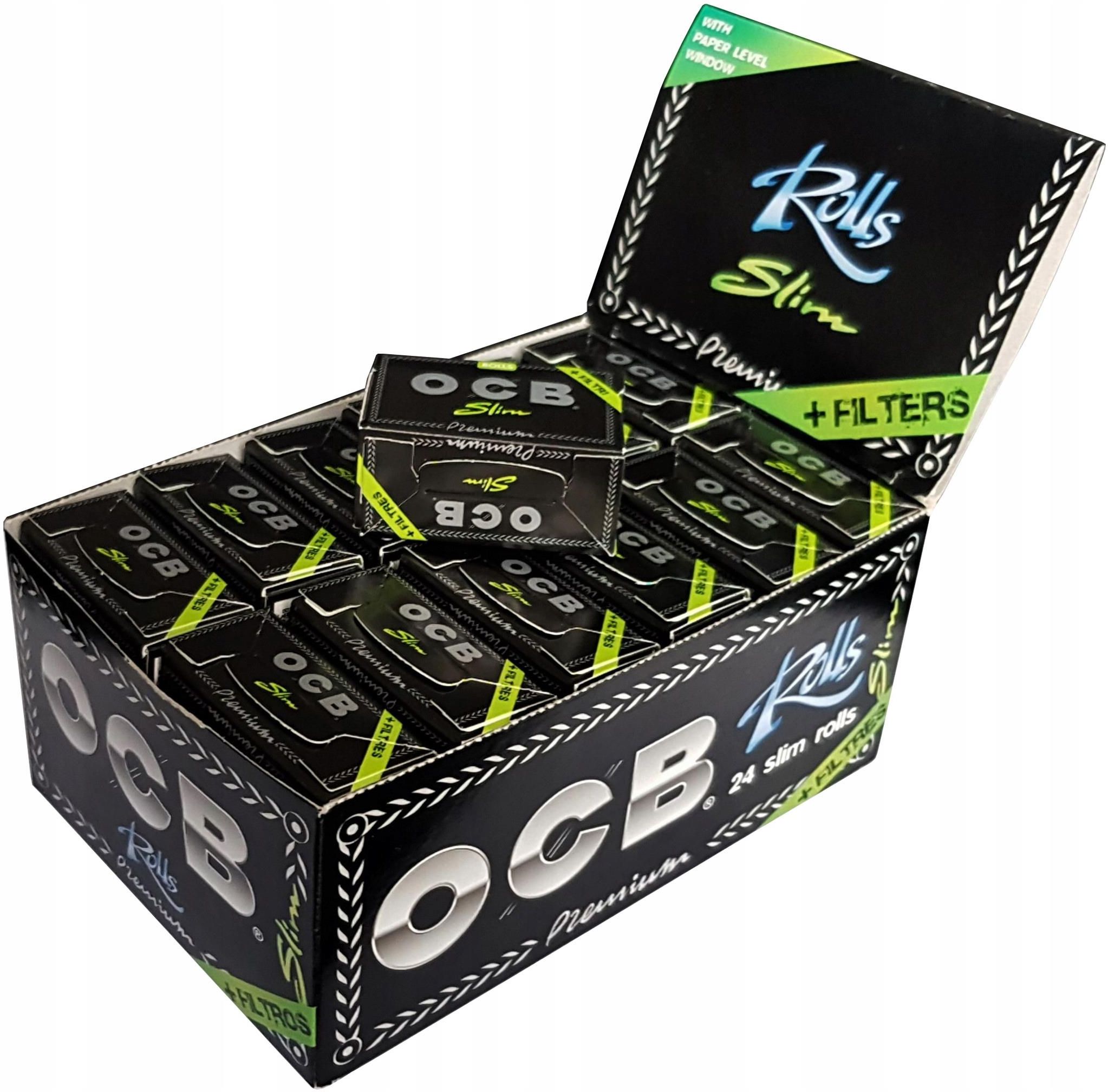 24x Bibułki Bletki Ocb Premium Slim Rolls + Filter - Ceny i opinie ...