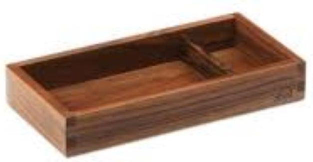 Zieher Pojemnik 2 Komorowy 24,4 16 X 4 Cm Solid - Ceny i opinie - Ceneo.pl