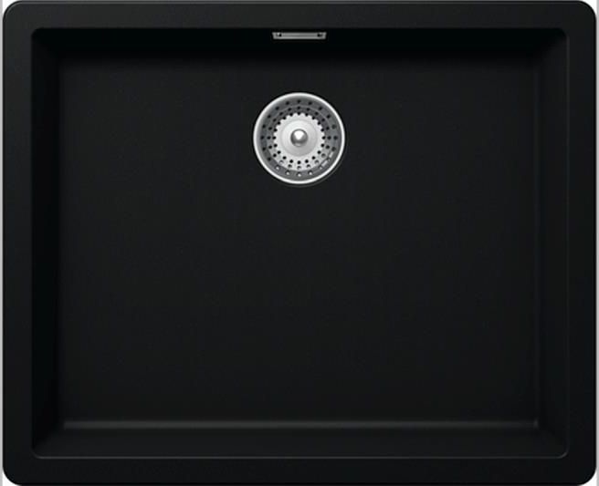 Zlewozmywak Schock Greenwich N-100L 55,6X45,6Cm Cristadur Czarny Puro ...