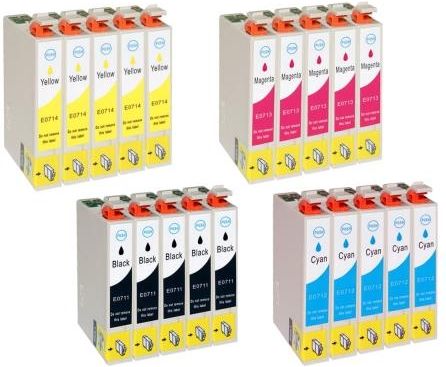 Tusz SUPERBULK ZESTAW 5 KOMPLETÓW TUSZY DO DRUKARKI EPSON (ZAMIENNIK ...