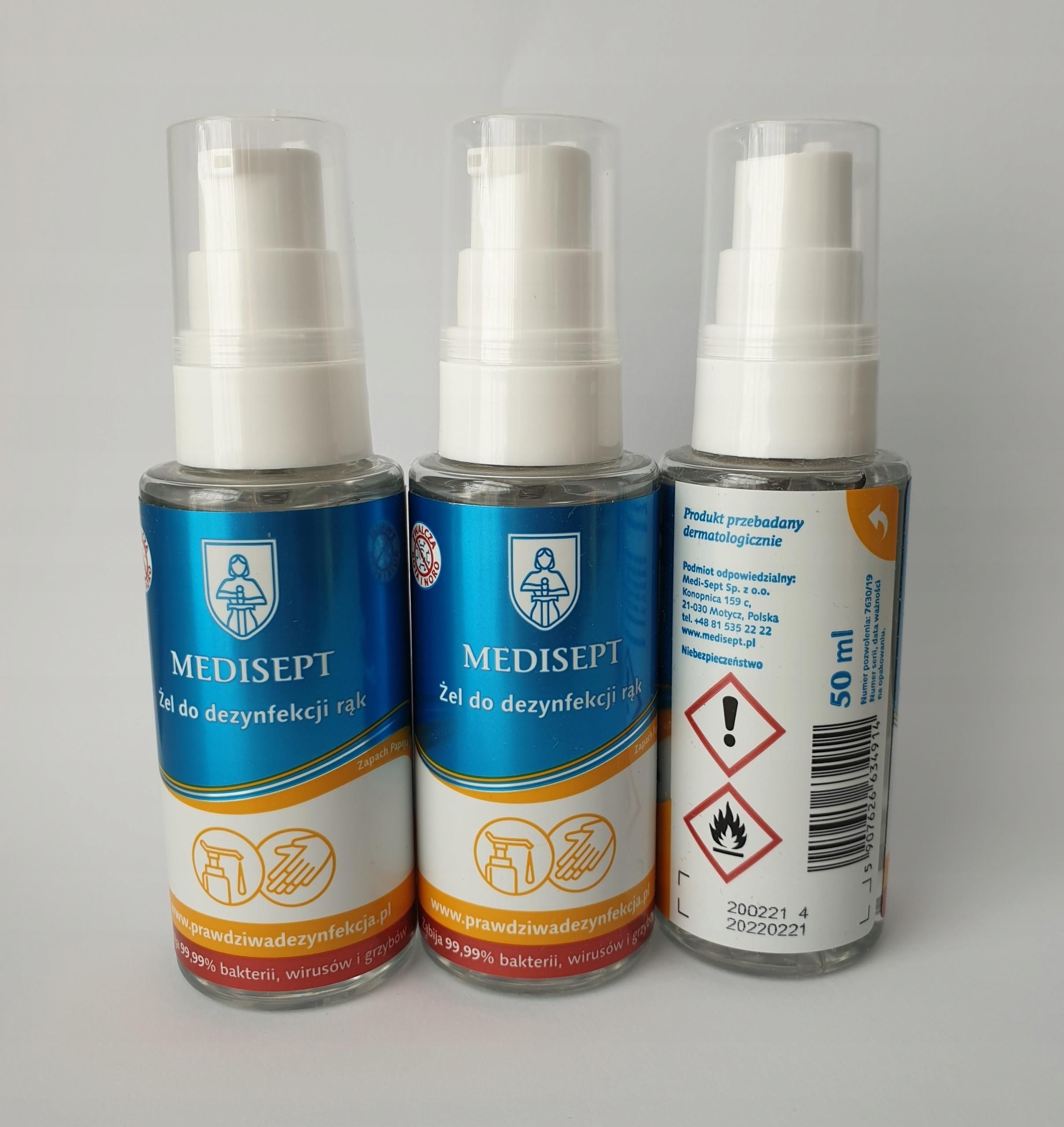 MEDISEPT Żel do dezynfekcji rąk 50ml wirusobójczy - Opinie i ceny na ...