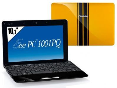 Laptop Asus Eee PC Intel Atom N450 1GB 250GB 10,1'' W7S (1001PQ-YLW048S ...