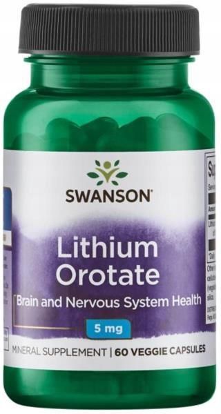 Orotan Litu Lit 5mg 60kaps Swanson x 2 opakowania - Opinie i ceny na ...