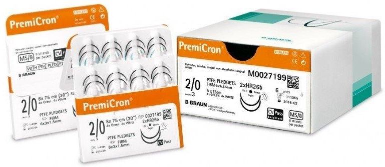 B.Braun Premicron 3/0 Nici Chirurgiczne Niewchłanialne, Zielone 75Cm ...